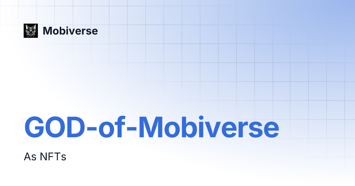 GOD-of-Mobiverse | Mobiverse
